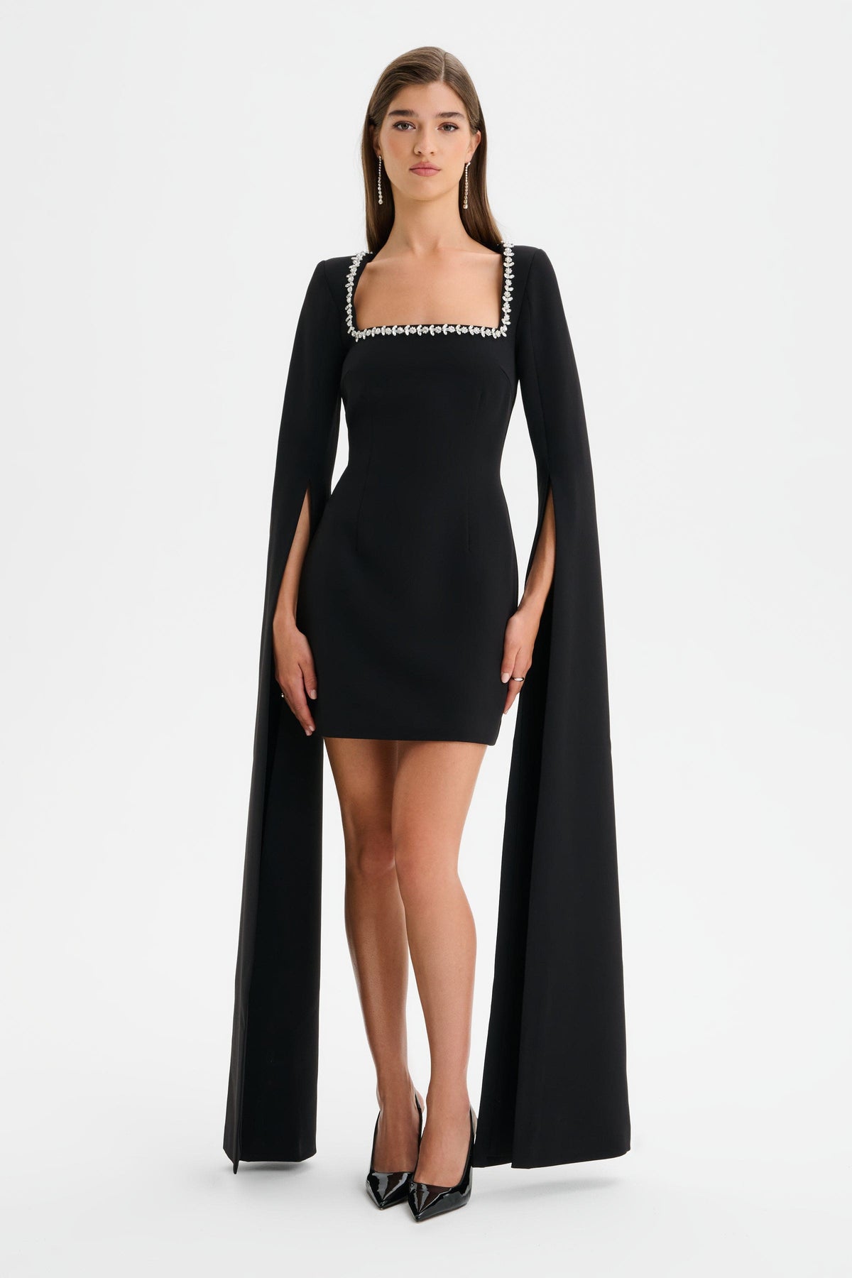 Cape Dresses & Cape Jumpsuits | Cape Sleeve Dresses | UK